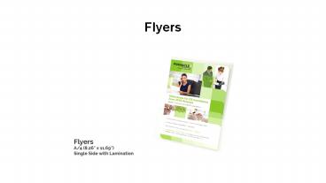 PPT – Leaflet & Pamphlets Design Online PowerPoint presentation | free ...