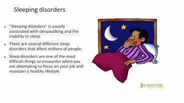 PPT – Sleeping disorders Treatment PowerPoint presentation | free to ...