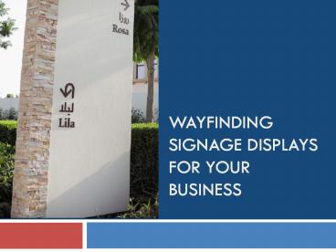 PPT – Why Use Wayfinding Signage For Your Business PowerPoint ...