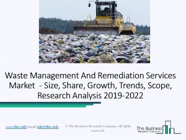 PPT – Waste Management And Remediation Services Market Future Scope ...