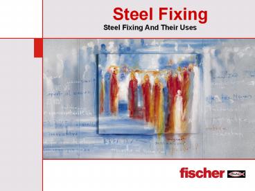 Steel Fixing Types and Uses presentation | free to download