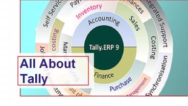All About Tally presentation | free to download