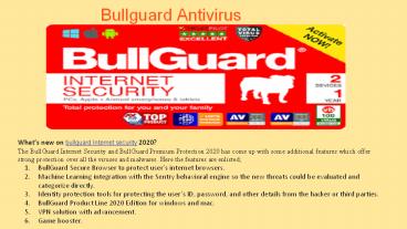 bullguard download (1) presentation | free to download