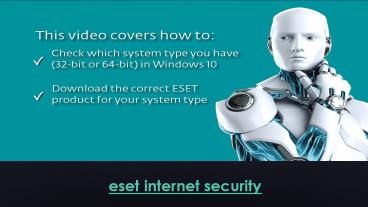 eset internet security presentation | free to download