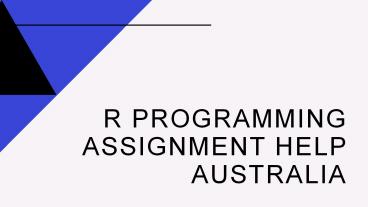 A Guide To R Studio presentation | free to download