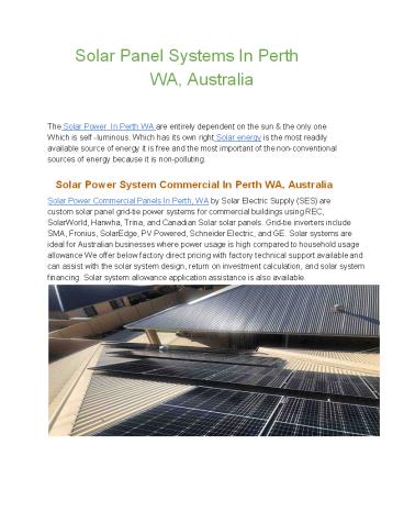 PPT – solar panel PowerPoint presentation | free to download - id ...