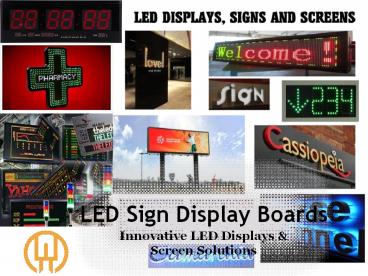 PPT – LED Sign Displays Boards- Innovative LED Displays & Screen ...