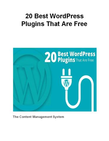 PPT – 20 Best WordPress Plugins That Are Free PowerPoint presentation ...