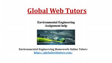 PPT – Environmental Engineering Assignment Help PowerPoint presentation | free to download - id ...
