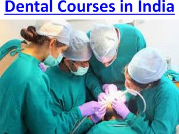 PPT – Rotary Endodontics Course And Endodontic Courses in India ...