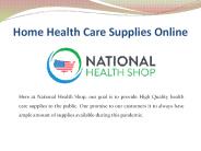 PPT – Home Health Care Online PowerPoint presentation | free to ...