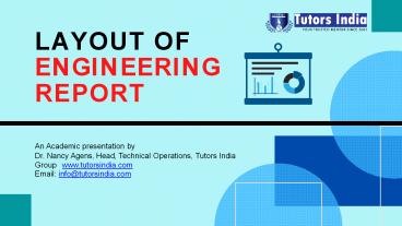 PPT – Layout of Engineering Report- Tutorsindia.com PowerPoint ...