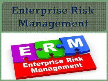 Enterprise Risk Management presentation | free to download