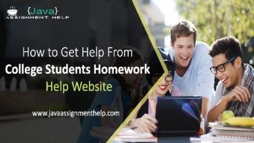 PPT – how to get homework help in computer science PowerPoint ...