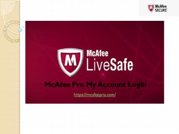 PPT – Mcafee My Account Login PowerPoint presentation | free to ...