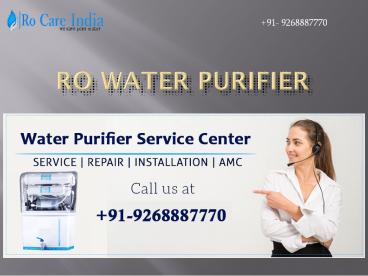 Kent Service Center in India - RO Care India presentation | free to ...