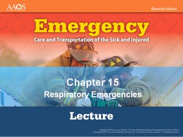 EMT Respiratory Emergencies presentation | free to download