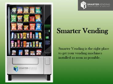 Vending Machine Service presentation | free to download