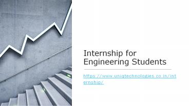 Internship for Engineering Student (1) presentation | free to download