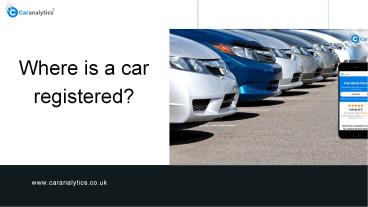 How To Register A Used Car, And What Is The Purpose To Use Reg Check In ...