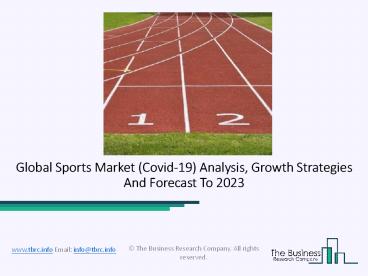 Sports Industry Analysis, Size, Share, Growth, Trends And Forecast 2023 ...