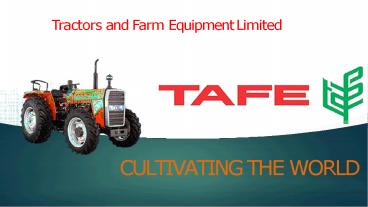 Tractor Showroom presentation | free to download