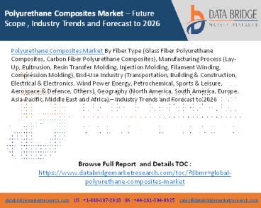 PPT – Polyurethane Composites Market – Future Scope , Industry Trends ...