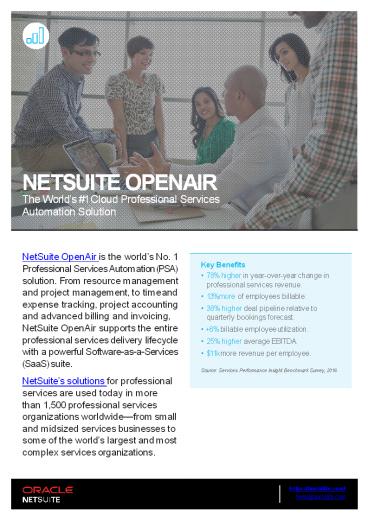 NETSUITE OPENAIR presentation | free to download