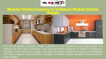 PPT – Modular Kitchen Company in Faridabad | Modular Kitchen Designs ...
