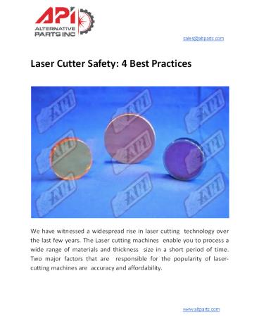 Laser Cutter Safety: 4 Best Practices presentation | free to download