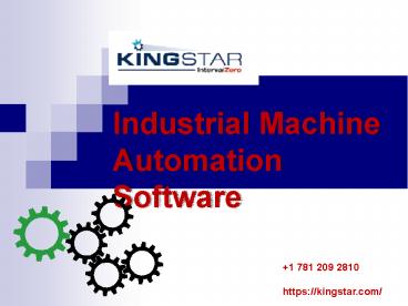 PPT – Industrial machine automation software PowerPoint presentation ...