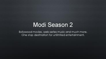 Watch Modi Season 2 (CM To PM) Online in Full HD on Eros Now ...
