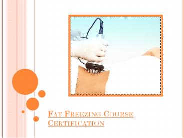 Fat Freezing Course Certification – Take The Course To Freeze Out The ...