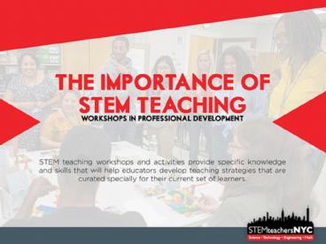 The Importance of STEM Teaching Workshops in Professional Development ...