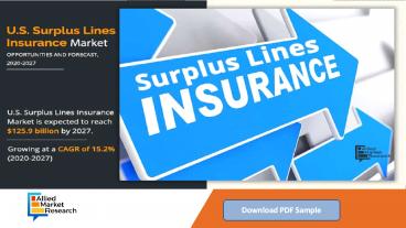 PPT – US Surplus Lines Insurance Market Size, Share | Industry Analysis ...
