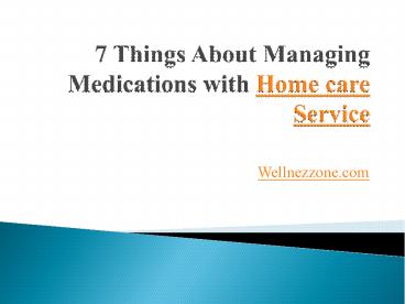 PPT – Home Care Services PowerPoint presentation | free to download ...