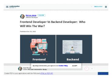 Frontend Development vs Backend Development | Detailed Comparison ...