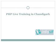 PPT – Top List Company Providing Php Industrial Training in Chandigarh ...