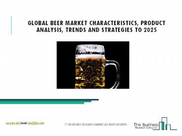 Beer Market Overview And Global Trend To 2025 presentation | free to ...