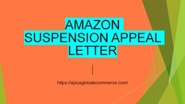 Amazon Appeal Letter PPT (1) presentation | free to download