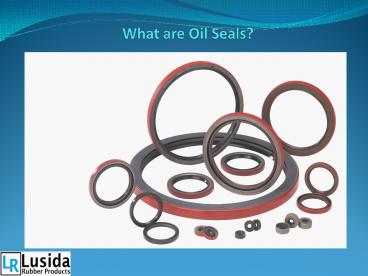 What are Oil Seals? presentation | free to download