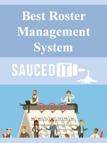 PPT – Best Roster Management System PowerPoint presentation | free to ...
