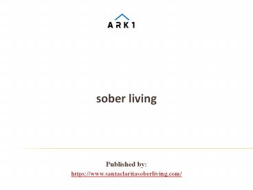 sober living presentation | free to download