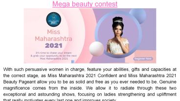 Mega beauty contest presentation | free to download