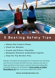 PPT – Tips on Boat Safety PowerPoint presentation | free to download ...