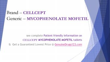 What Are The Side Effects of Taking Mycophenolate Mofetil? presentation ...