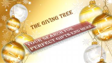 The Giving Tree - Get customized corporate gifts presentation | free to ...