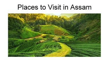 Places to Visit in Assam presentation | free to download