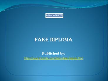 Fake documents presentation | free to download