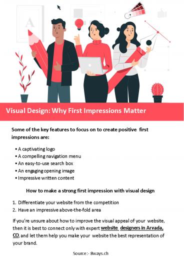PPT – Visual Design: Why First Impressions Matter PowerPoint ...